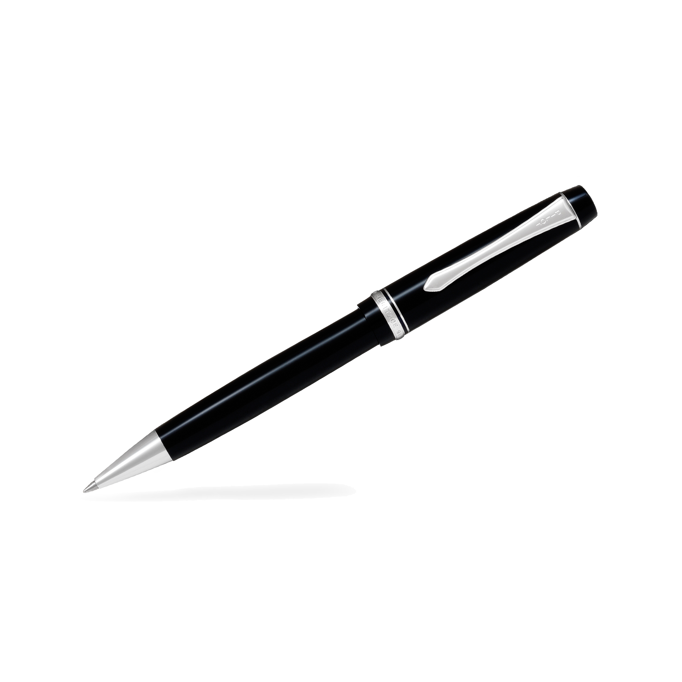 Stylo bille Pilot Heritage 91 noir | Syll